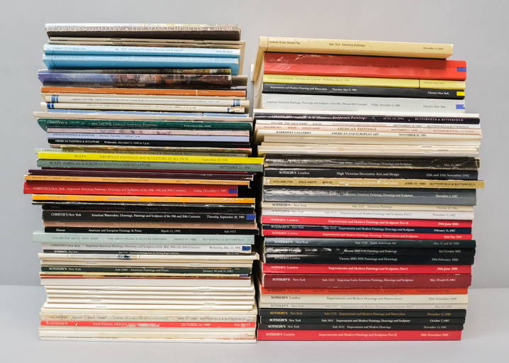 Lot Of 80s & 90s Auction Catalogues