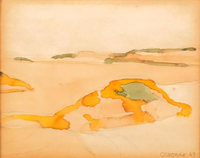 Elizabeth C. Osborne, Abstract Watercolor