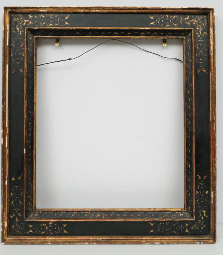 Italian Black and Gold Sgraffito Frame (#0332) on Jan 10, 2023 | Old ...