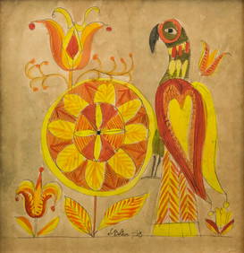 Herman Grieb (c. 1867-1928) taxidermy bird, framed full - Feb 06, 2016 ...