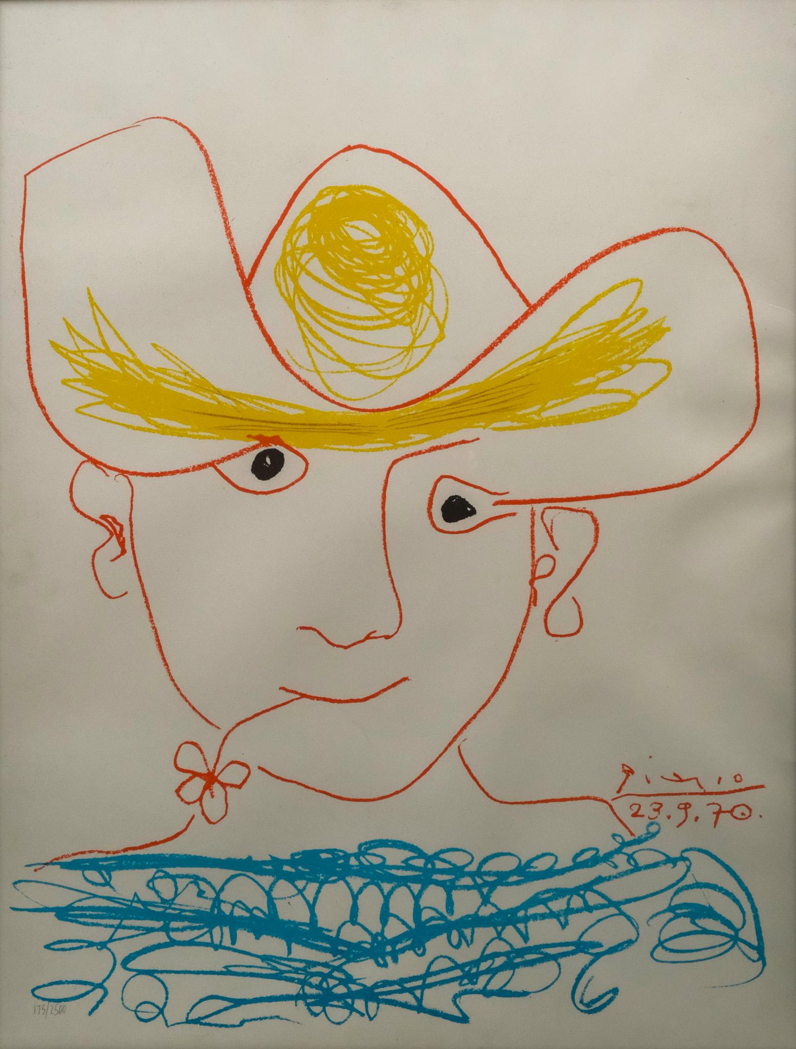 Pablo Picasso, "young Spanish Peasant" Auction