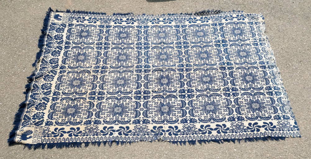 1858 Roundhead, Ohio Coverlet