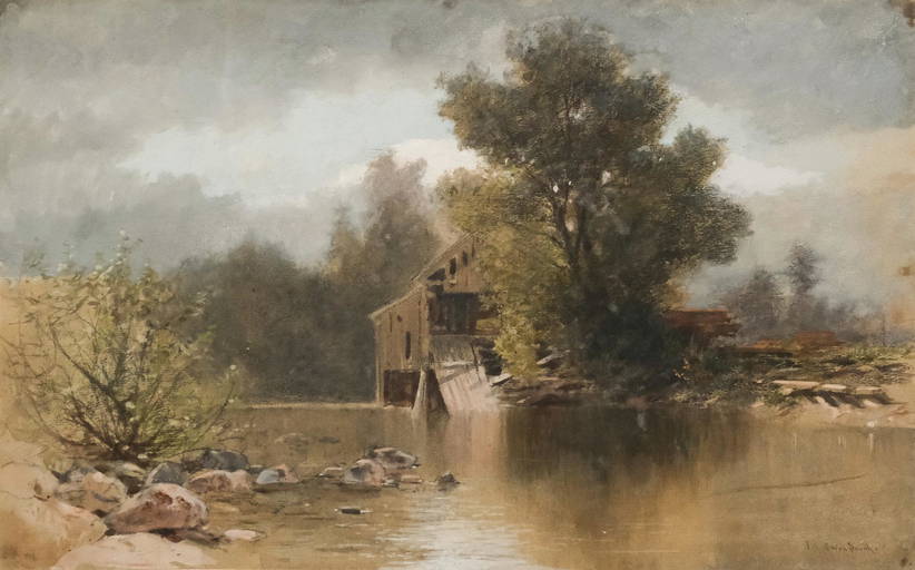 Francis Hopkinson Smith, Mill On A River