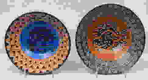 Two Guadalupe Rios Mexico Pottery Bowls Auction