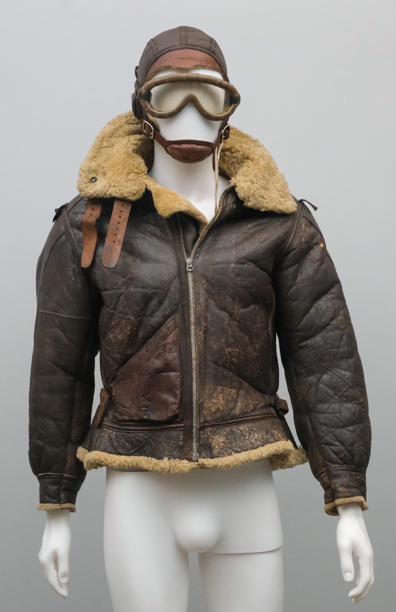 World War Ii Flight Jacket & Winter Flight Helmet Auction