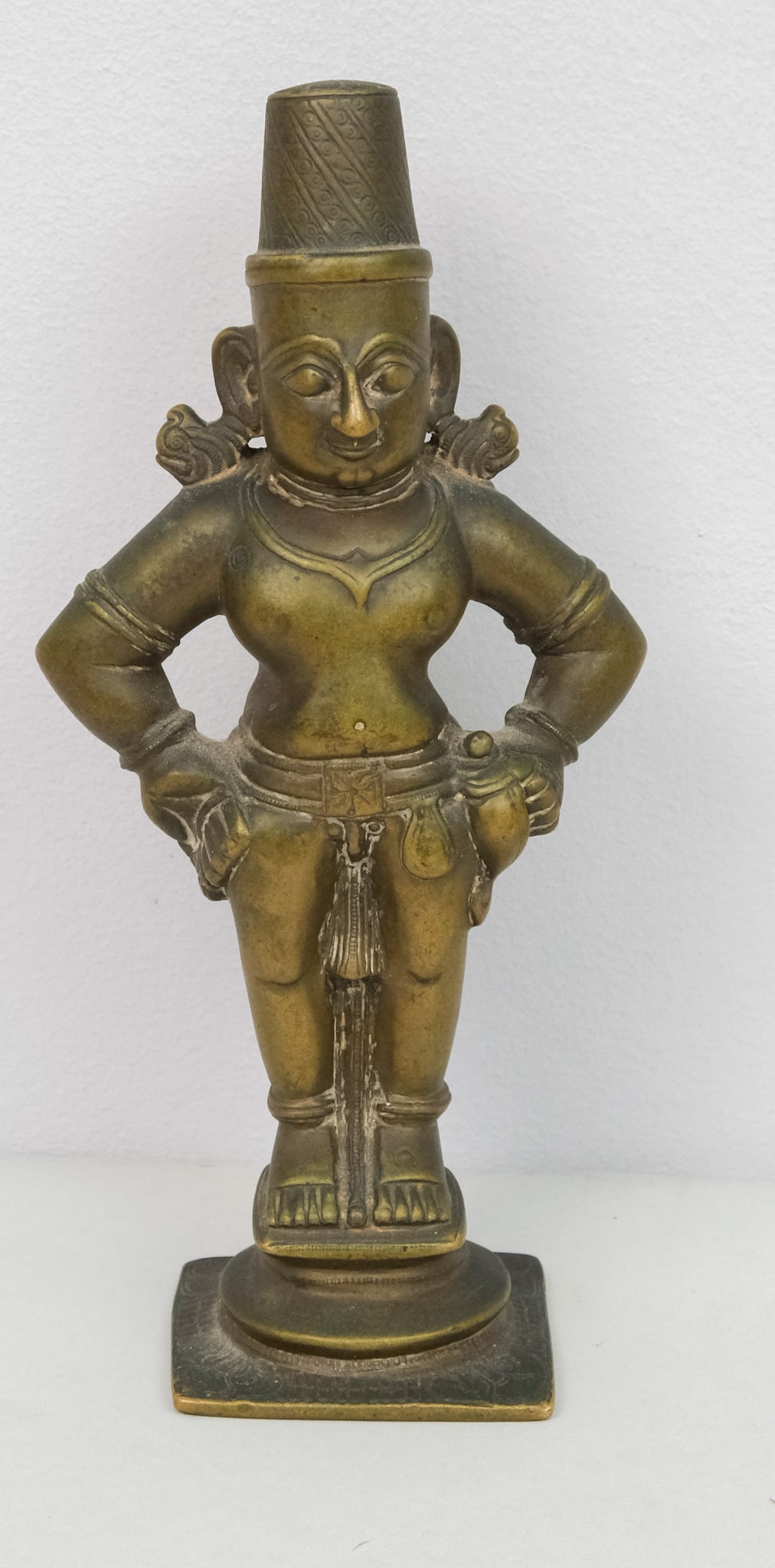 Antique Indian Bronze Statue Of A Standing Deity Auction