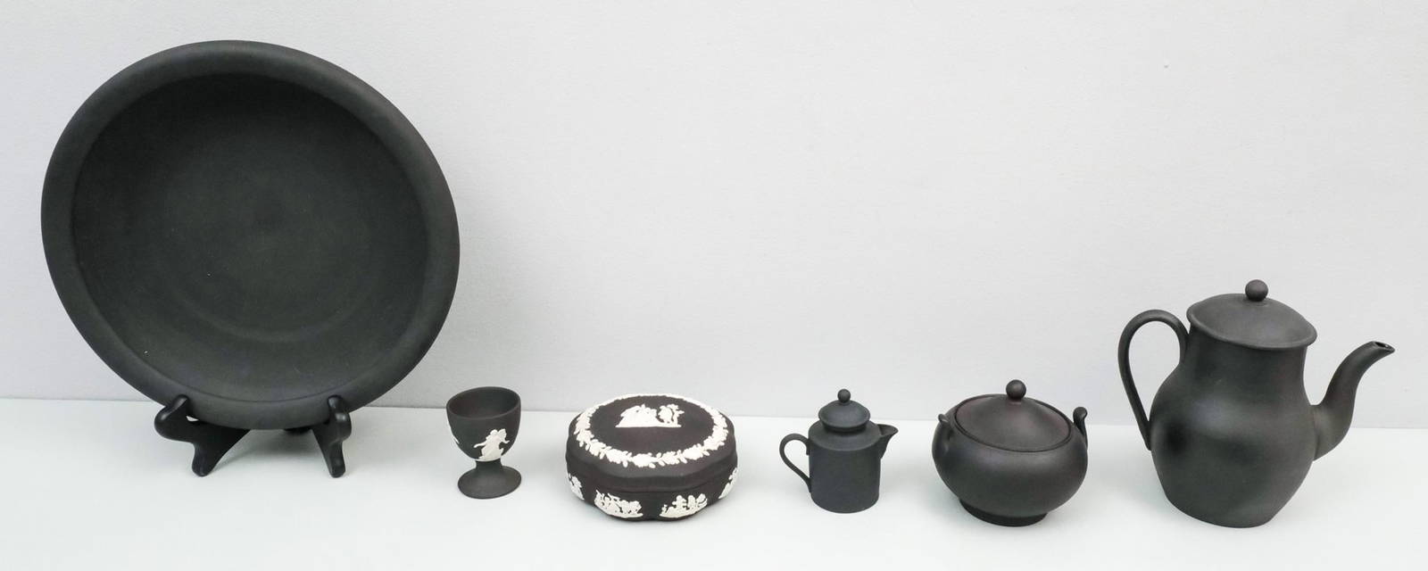 Group Of Antique Wedgwood Basalt Ware Auction