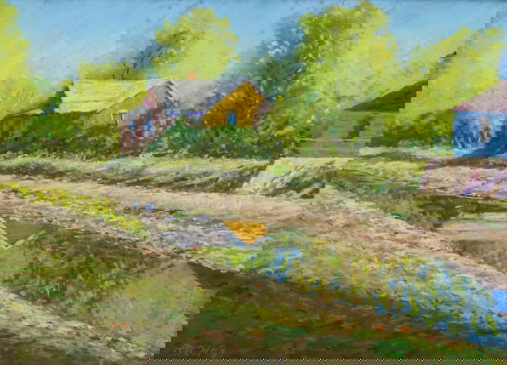Bob Richey, Pastel Landscape