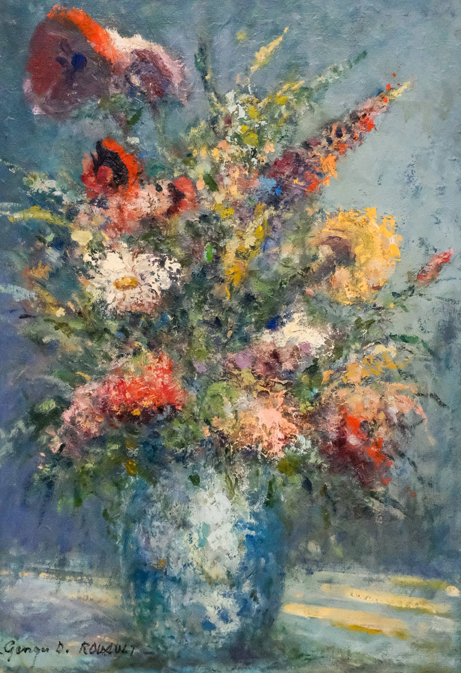 Georges D. Rouault, Still Life With Flowers Auction