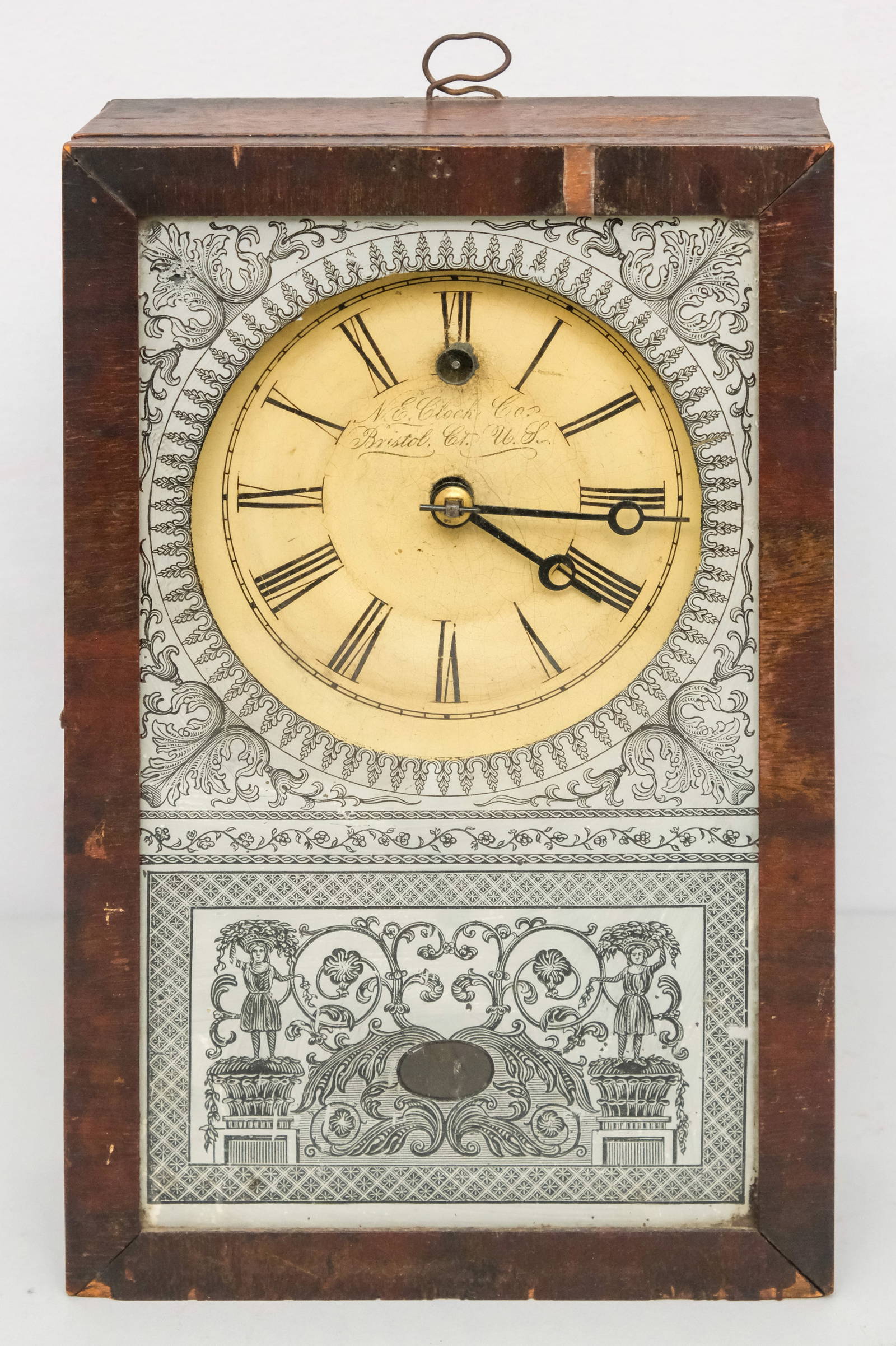 Antique New England Clock Company Case Clock Auction