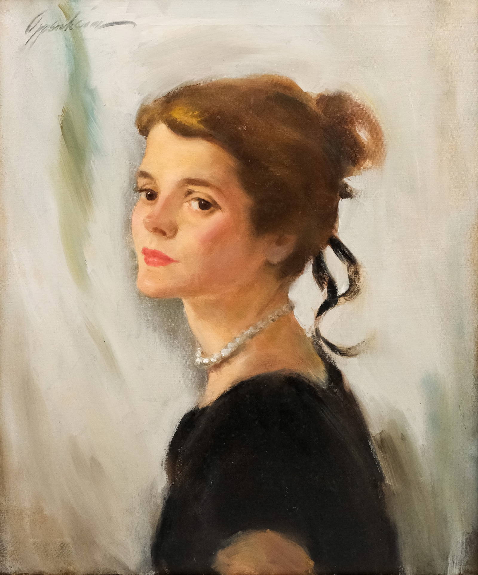 Samuel Edmund Oppenheim, Portrait Of Emilie Auction