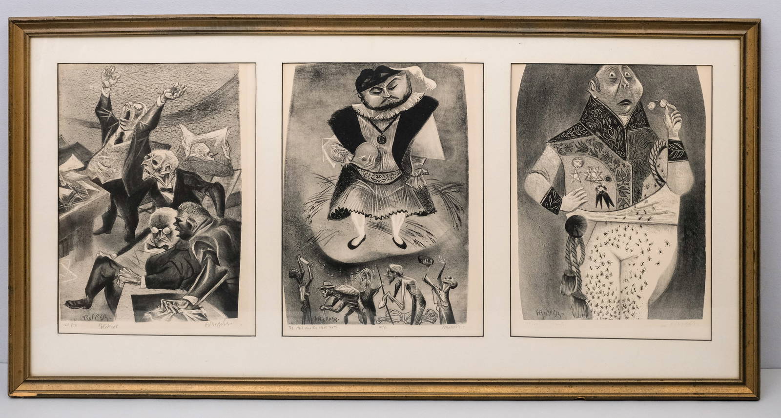 Set Of William Gropper Prints Auction