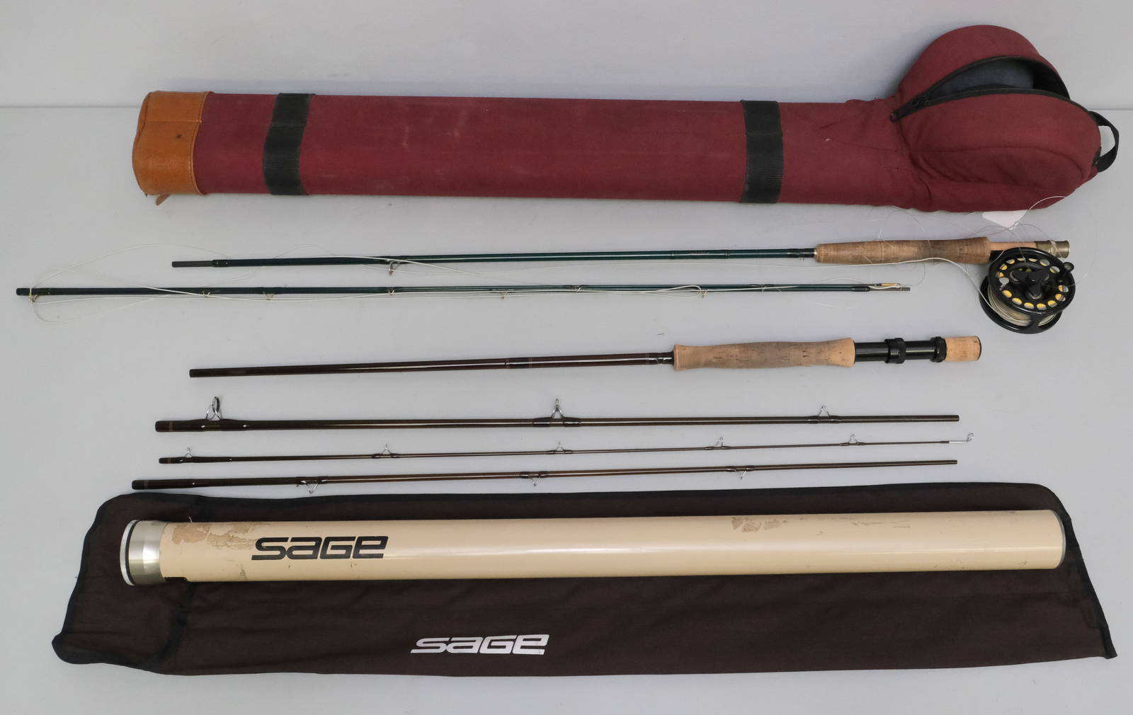 Lot Of Sage & Scott Fly Fishing Rods Auction
