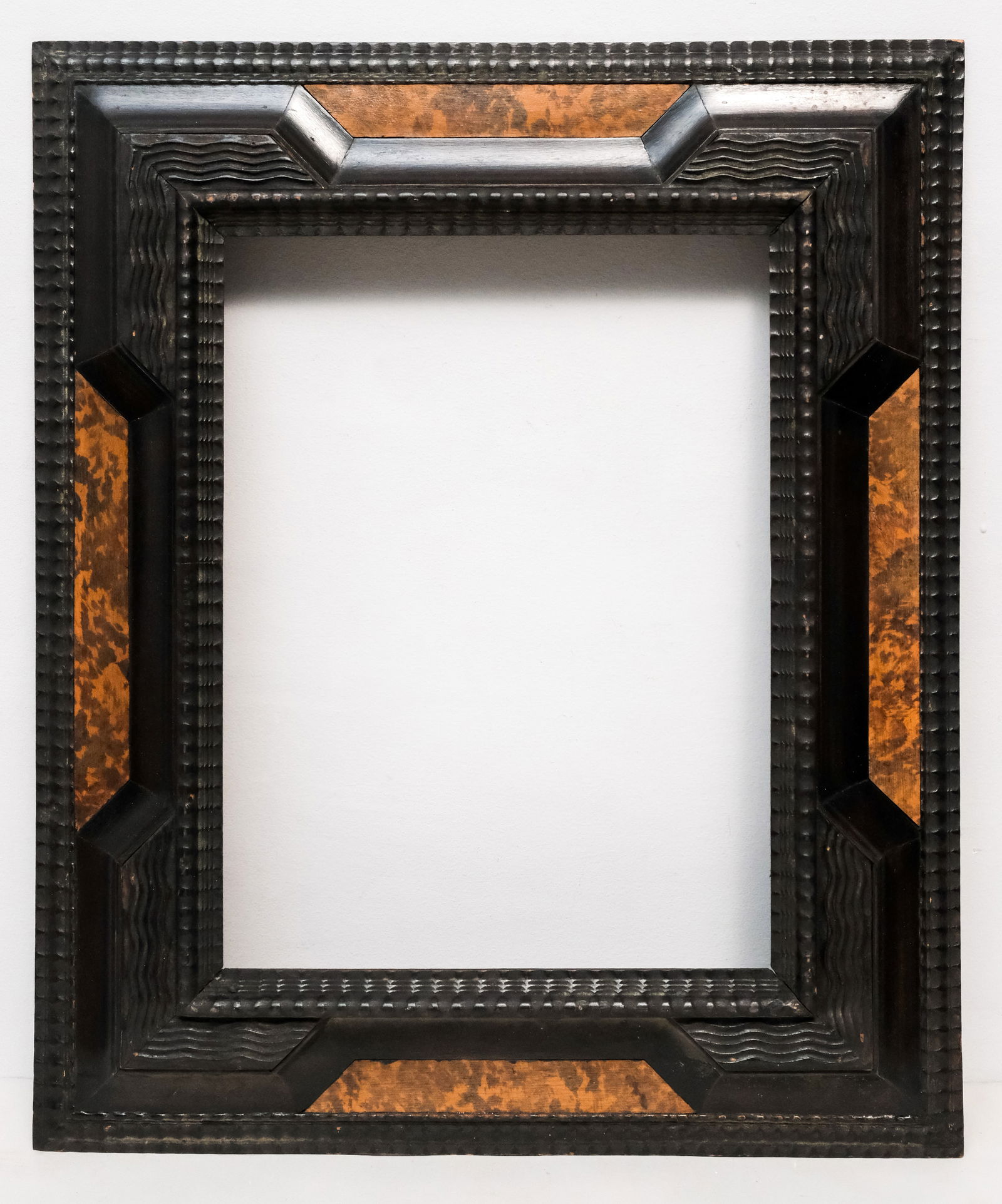 Dutch Ripple Molded Ebonized Frame 12" X 16" Auction