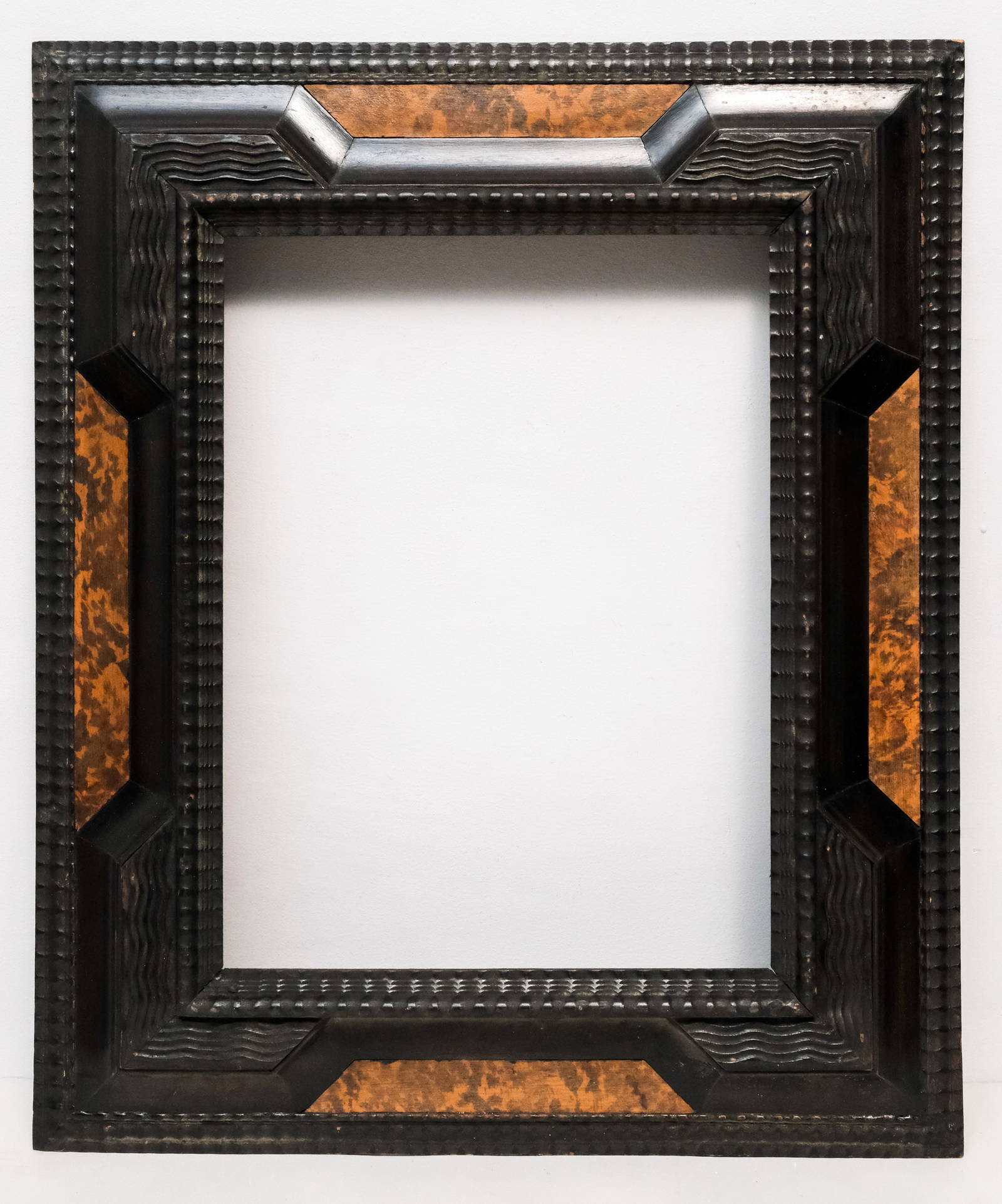 Dutch Ripple Molded Ebonized Frame 12" X 16" Auction