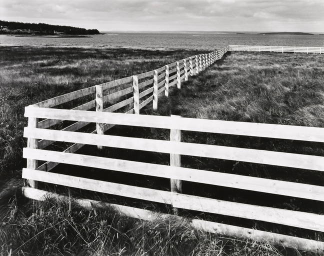 Fred Scheel White Fence, Cape Breton, Nova Scotia,