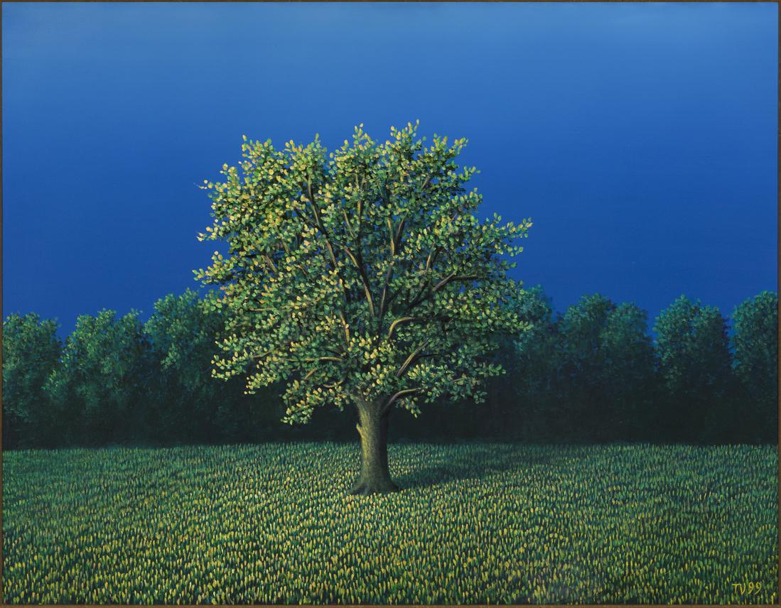 Toomas Vint (Estonian) Oil painting of a tree - May 23, 2020 ...