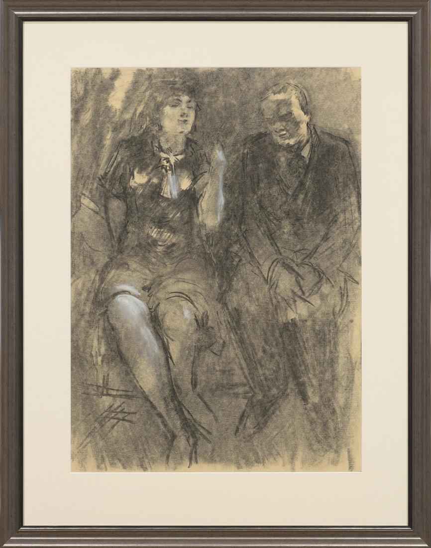 Ado Vabbe (estonian 1892 1961) Mees Ja Naine