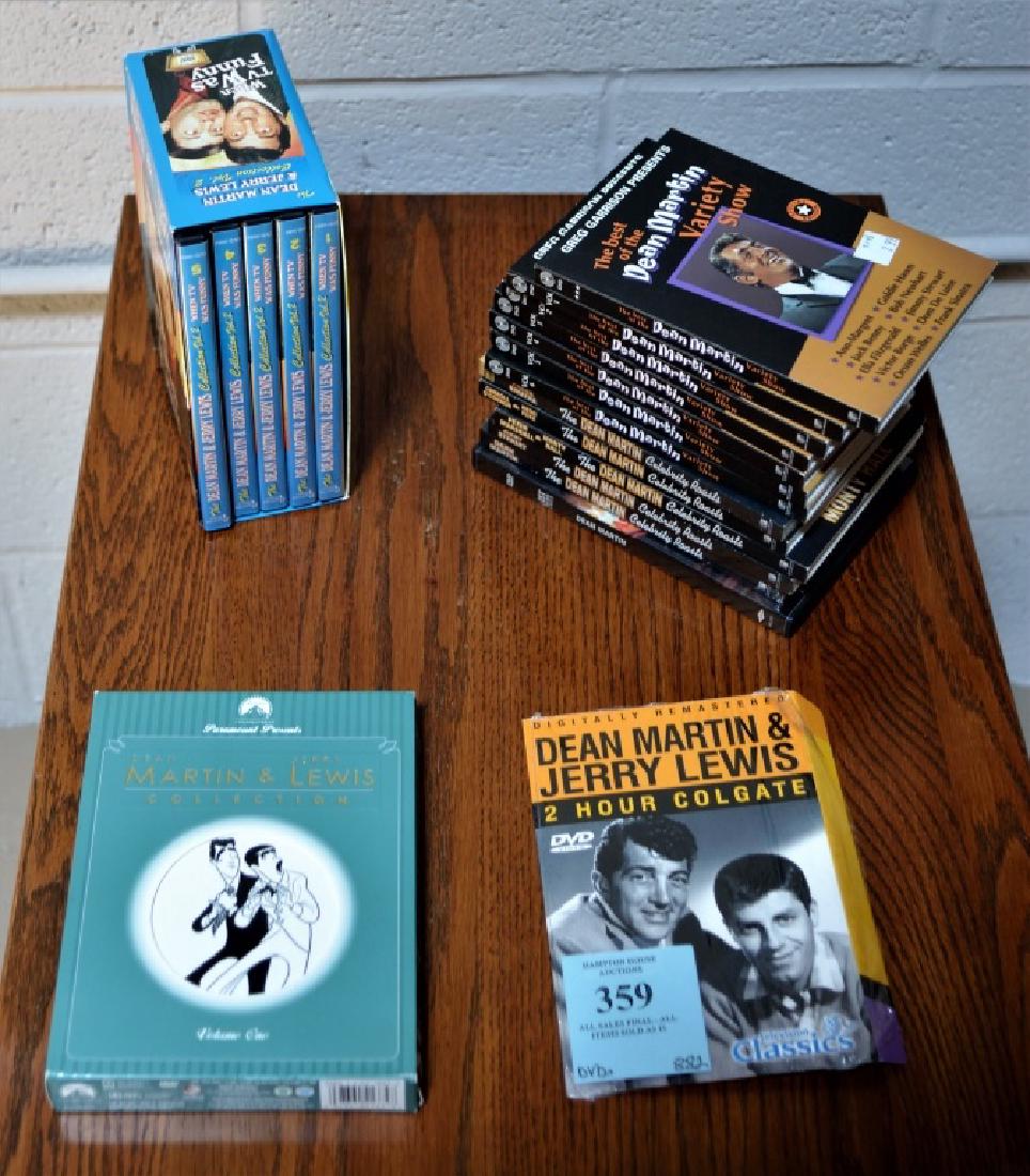 COLLECTION OF DEAN MARTIN AND JERRY LEWIS DVD'S