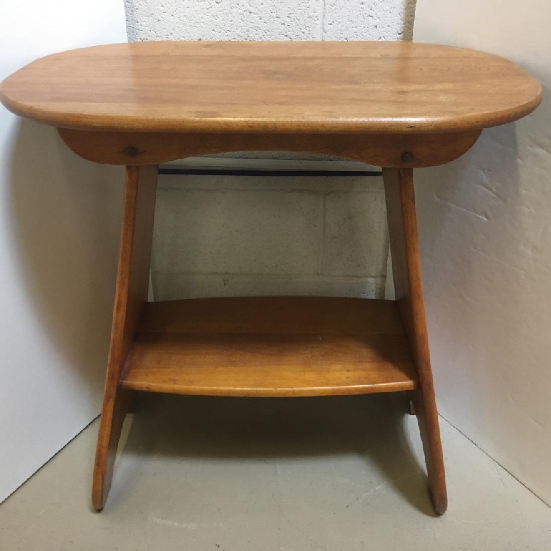 VINTAGE HARD ROCK MAPLE TABLE - Sep 22, 2018 | Hampton House Auctions in VA