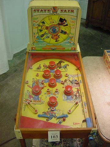 State Fair Pinball Game By Superior Toy Company
