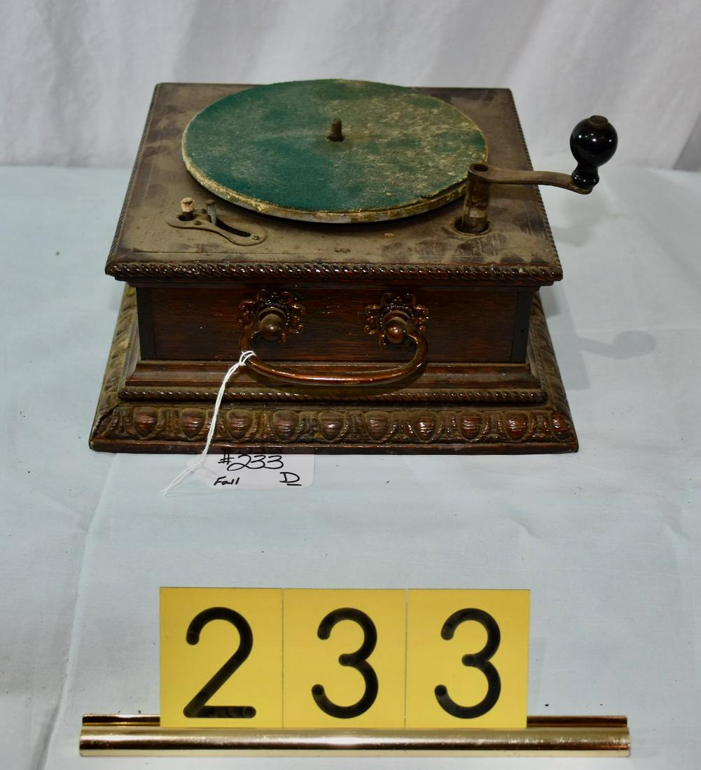 Columbia Model Aj Front Mount Phonograph