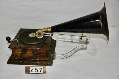 Columbia Aj (early Style) Front Mount Phonograph