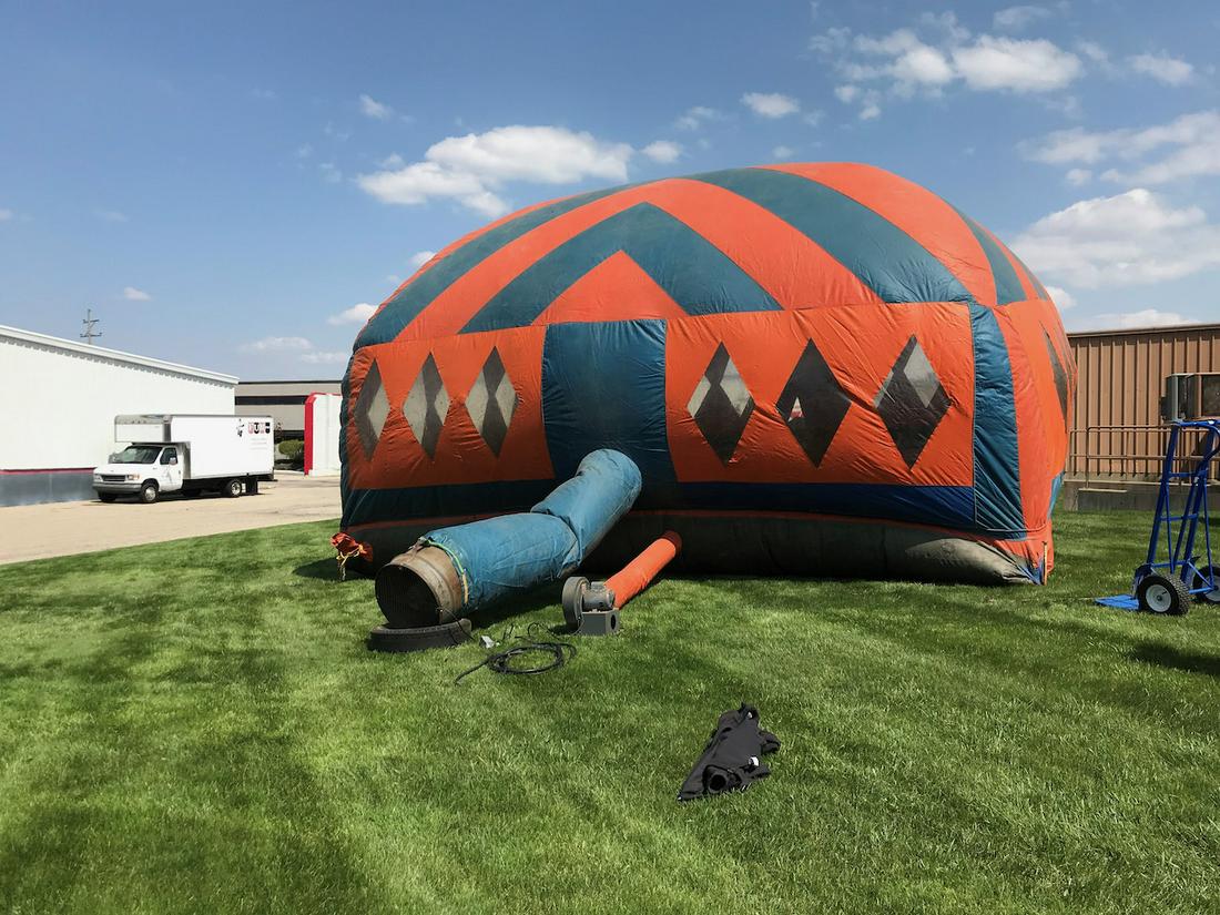 Vintage Spacewalk Inflatable Bounce House