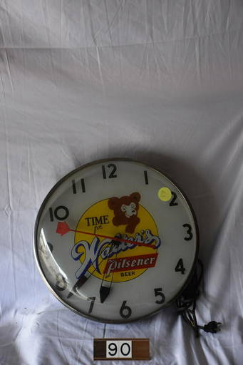 Walter's Pilsner Beer Advertising Clock