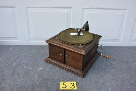 Victor Vv Vi Tabletop Phonograph W Victrola No. 2 Soundbox . Works