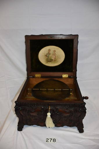 Symphonion Rare Carved Rococo Music Box - Jan 06, 2022 | Stanton's ...