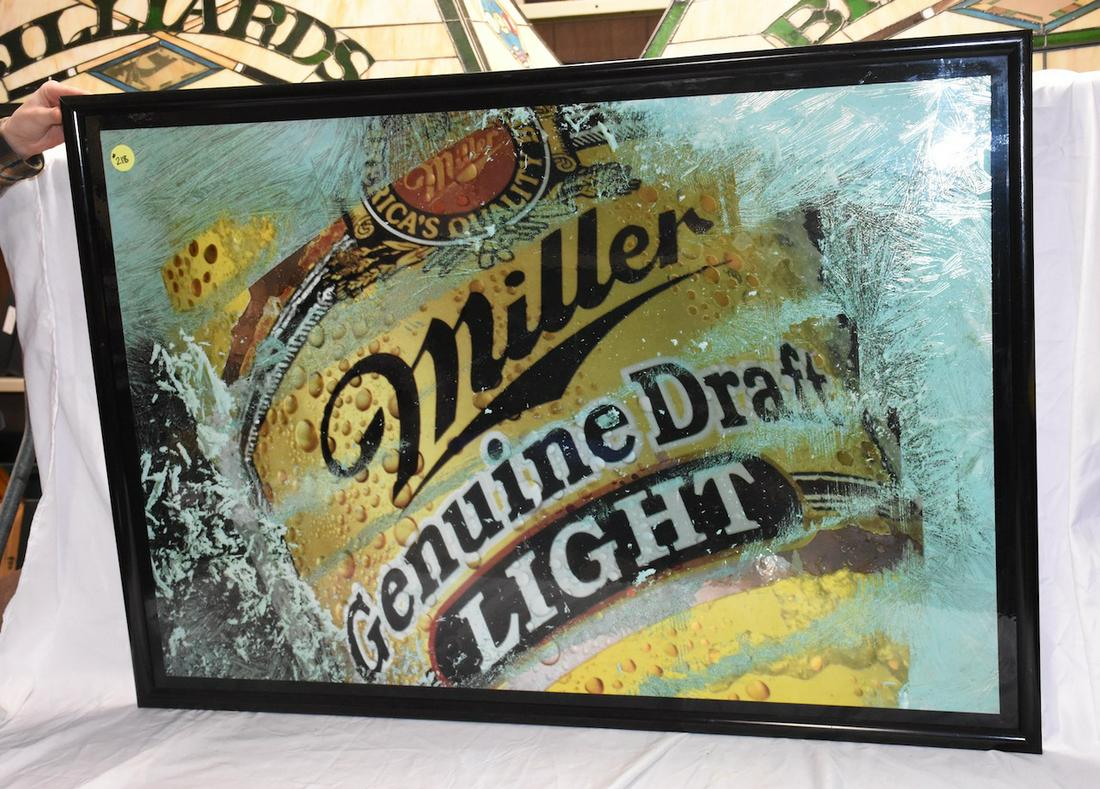 Miller Genuine Draft Beer Sign