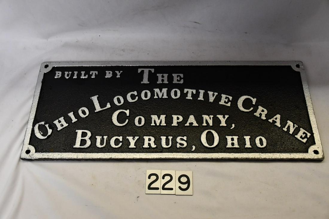 Cast Iron Plate Sign