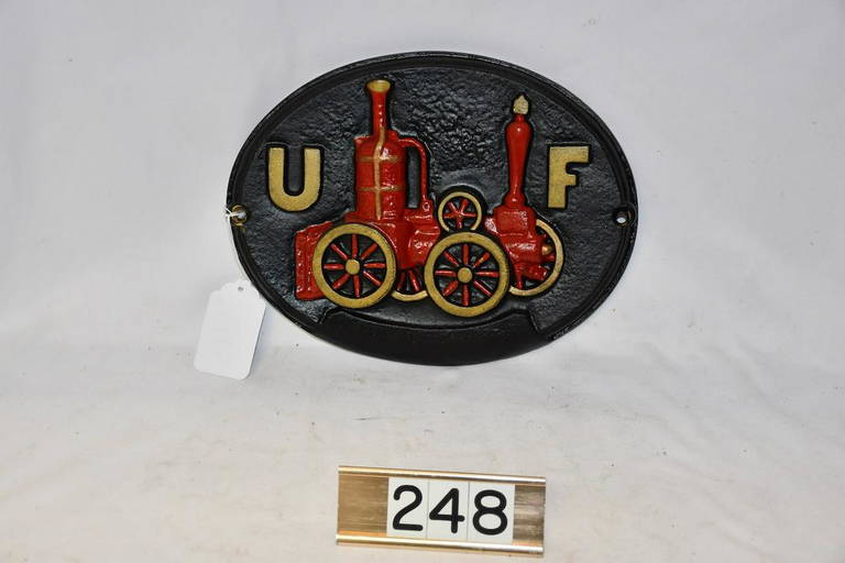 Cast Iron Fire Insurance Plaque - Sep 27, 2022 | Stanton's Auctioneers ...