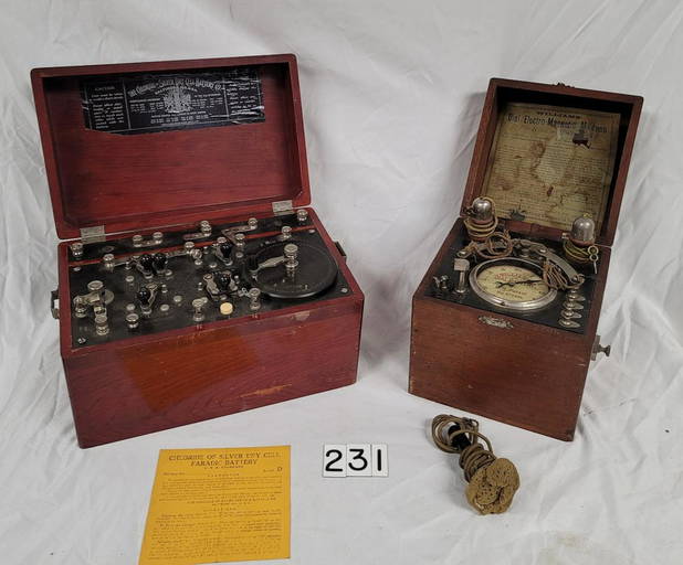 The Chloride Of Silver Dry Cell Battery And Williams Dial Electric ...