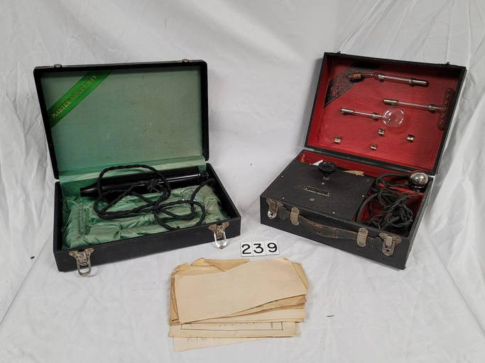 Master Violet Ray And Elco Violet Ray Quack Medical Devices