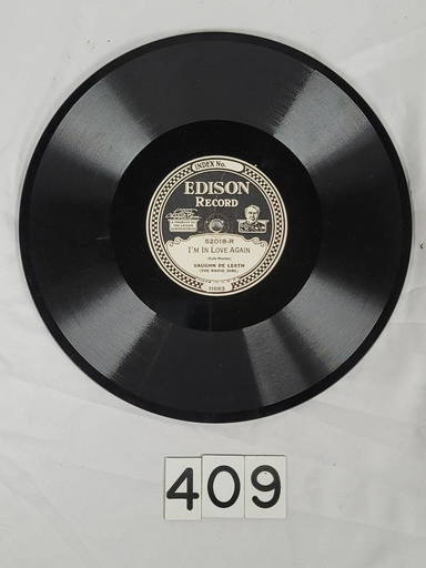 Edison Diamond Disc Record (#0409) on Nov 18, 2022 | Stanton's ...