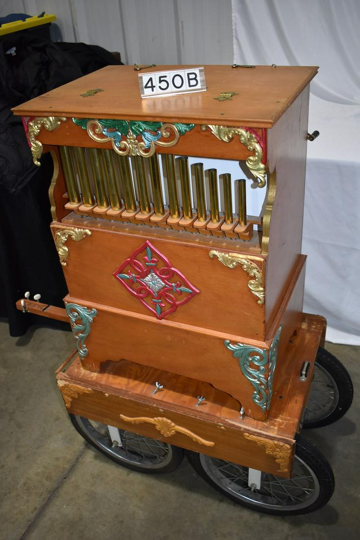 Street Organ On Cart Auction