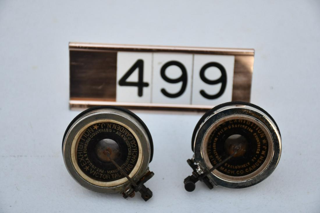 2 Victor Long Throat Exhibition Reproducers