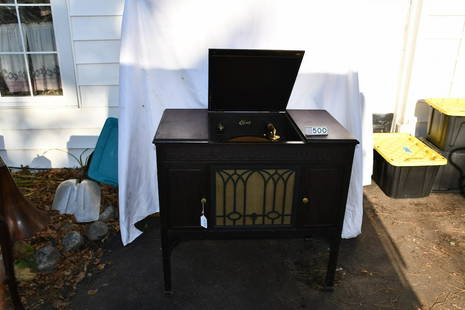 Edison Console Phonograph, Model W250 Diamond Disc