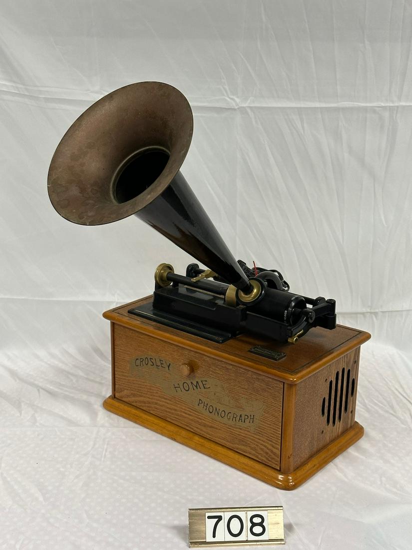 Modern Replica Edison Cylinder Phonograph