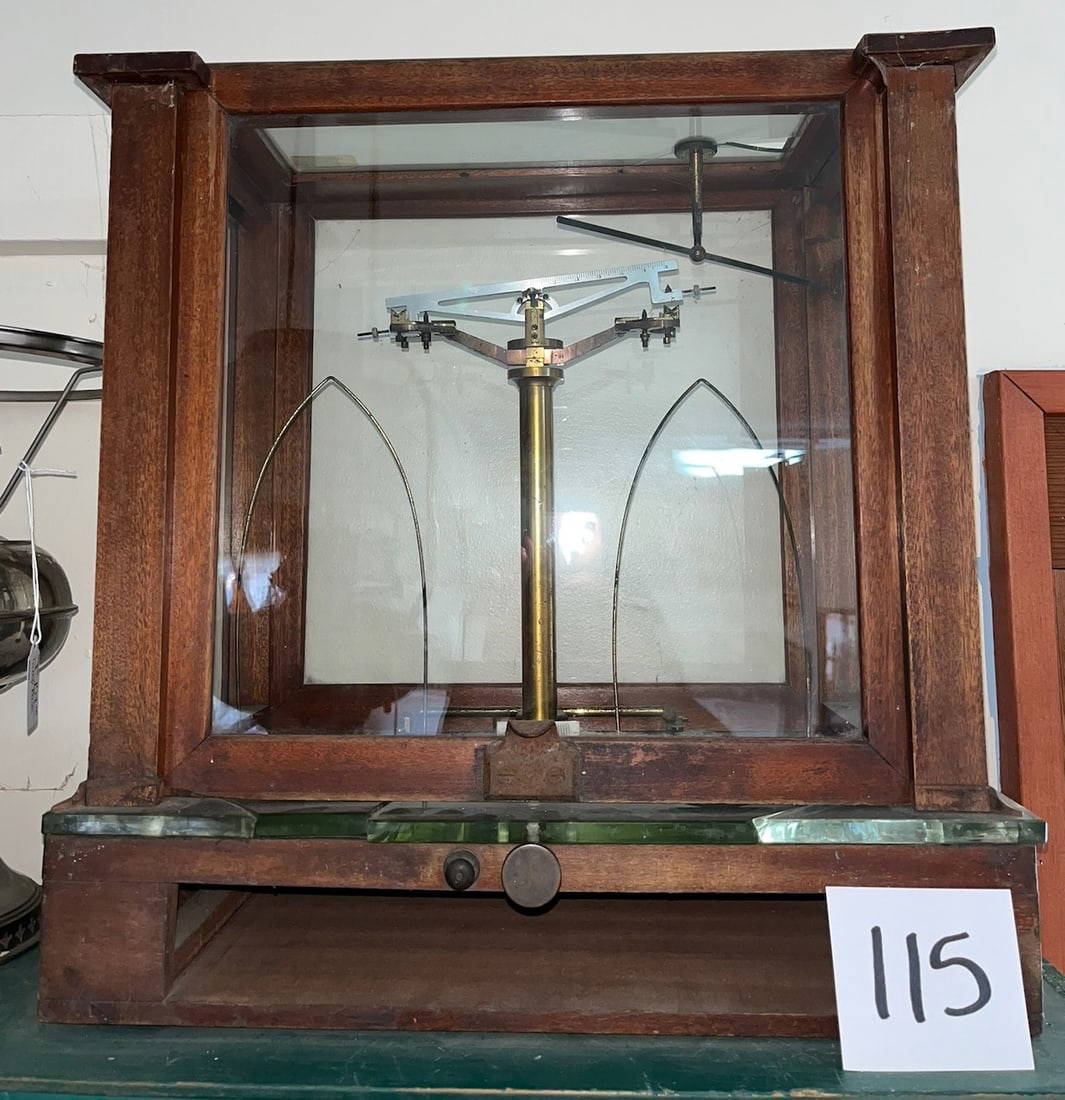 Antique Cased Balance Scales Auction