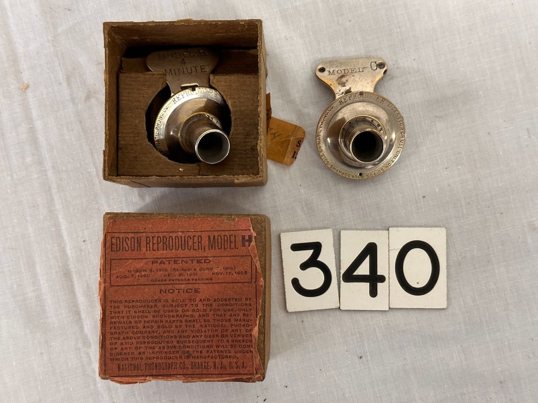 2 Edison Reproducers Auction