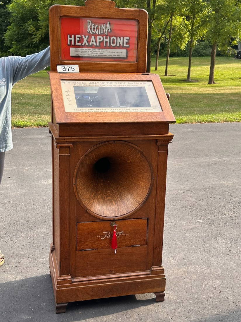 Regina Hexaphone Coin Operated Phonograph Auction