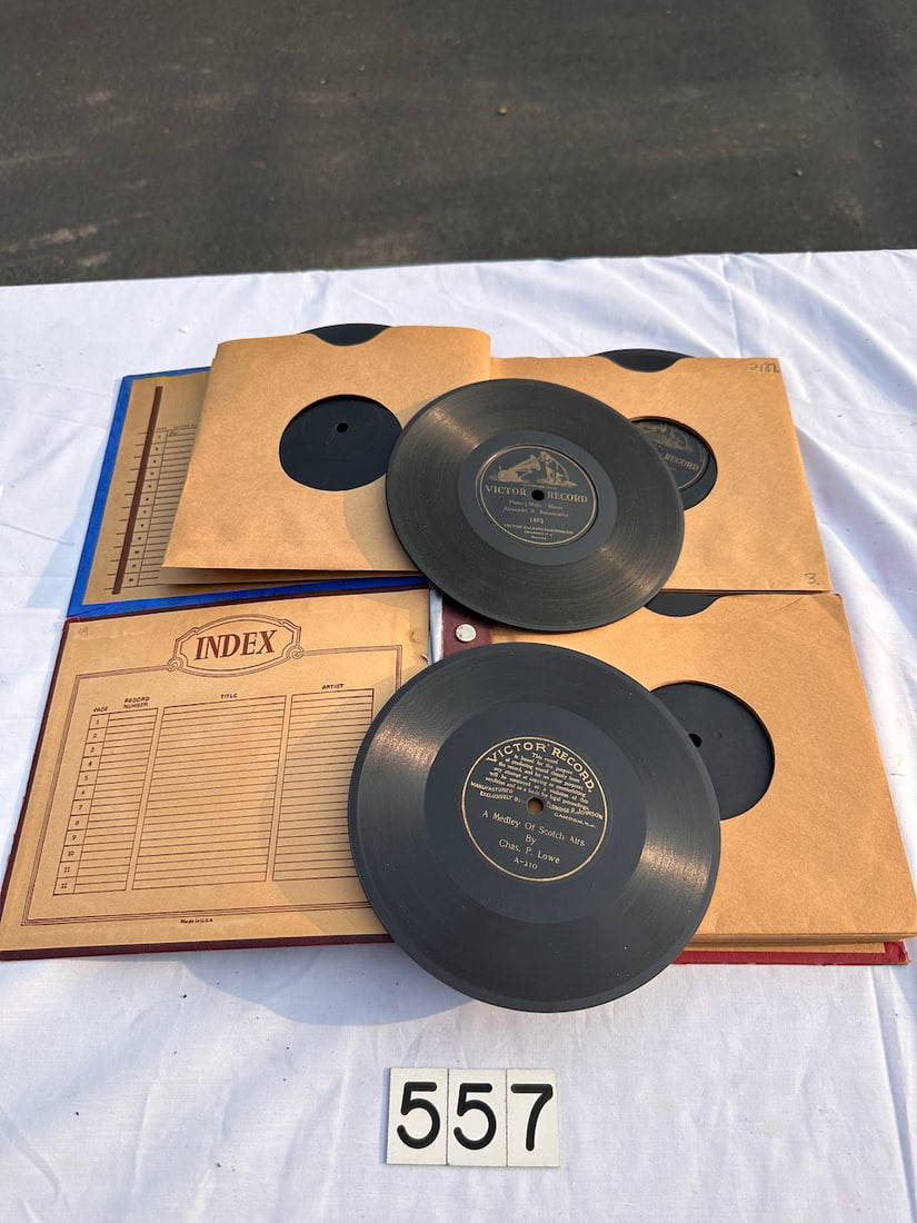 20- Early Victor 7" Disc Records Auction