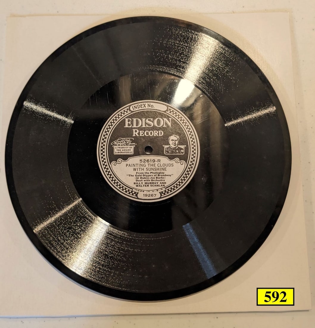 Late Edison Diamond Disk 52619 Auction
