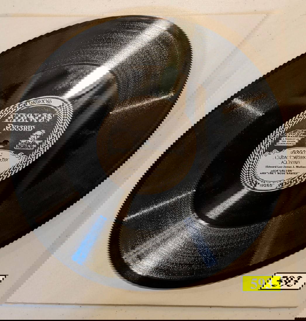 Late Edison Diamond Disk 52621 Auction