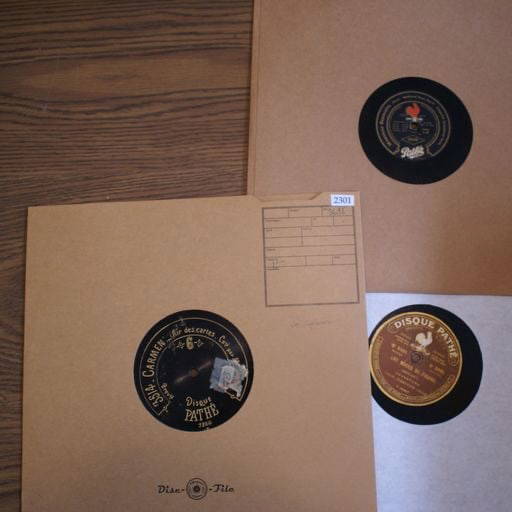 40 +/- 12" Pathe Records Auction