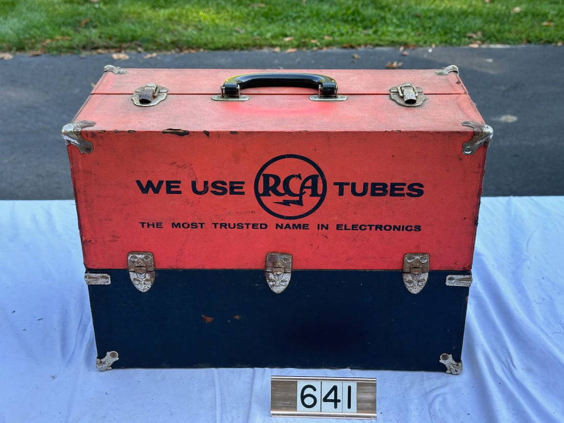 Rca Service Case And Tubes Auction