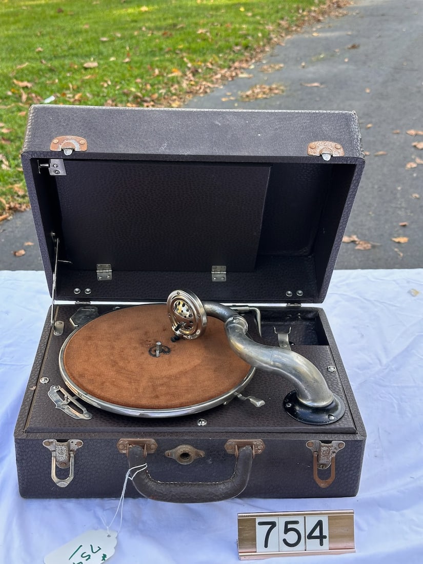 Portable Disc Record Player Auction